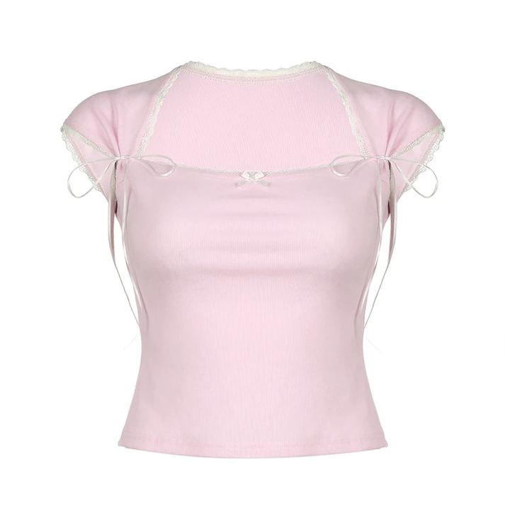 Pretty Coquette Top Pink - Dollette, Cutecore Prettiest Top Ever ...