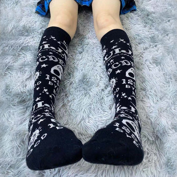 Socks Tights Thigh High Stockings Egirl Aesthetic Emo Y2K Alt Goth ...