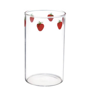 🍓 Nana Strawberry Glass with Straw Nana Hachi Ai Yazawa Manga Anime ...